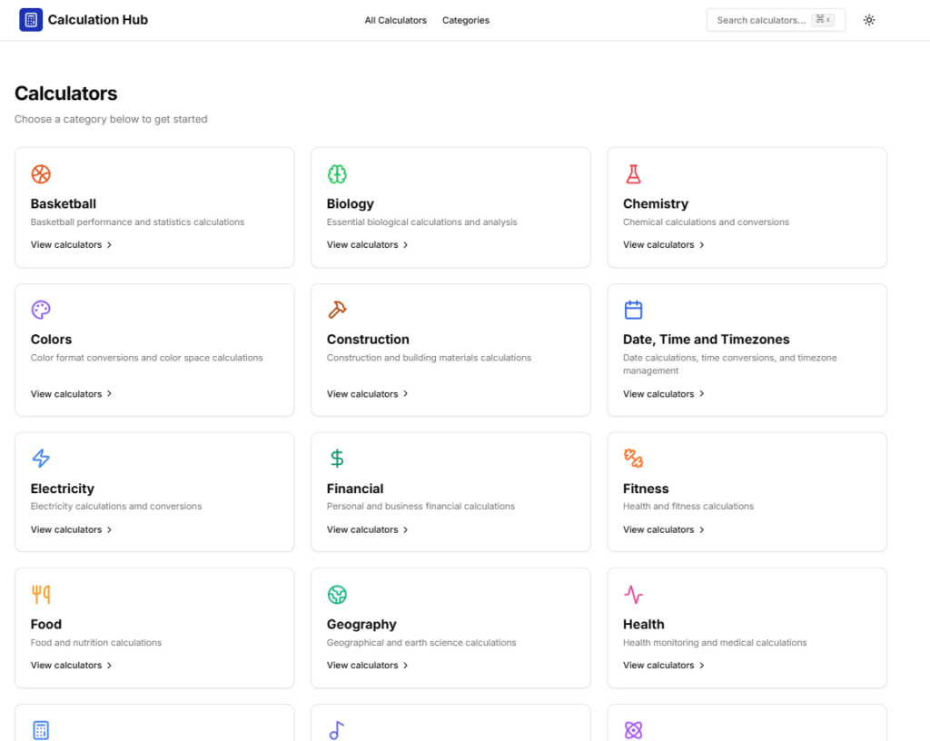 Calculation Hub - Sagui Itay's Blog